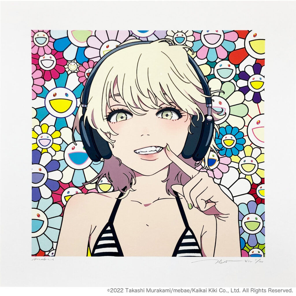 【2022/9/16（金）発売】mebae × 村上隆コラボエディションサイン入り版画 | 転売博士の転売LABO